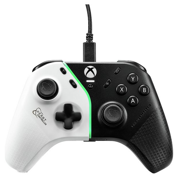 Xbox 360 Controller White Wired FUSION Pro 2 Wired Controller For Xbox