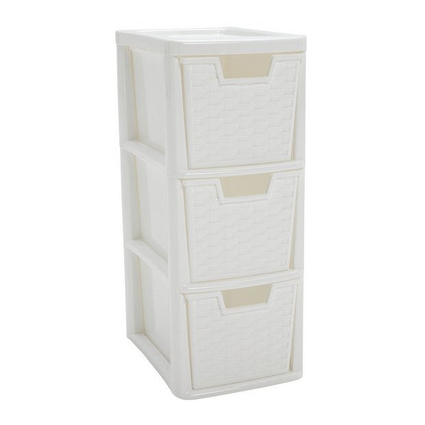 Three Drawer Plastic Storage Simply Everyday 3 Drawer Storage Tower