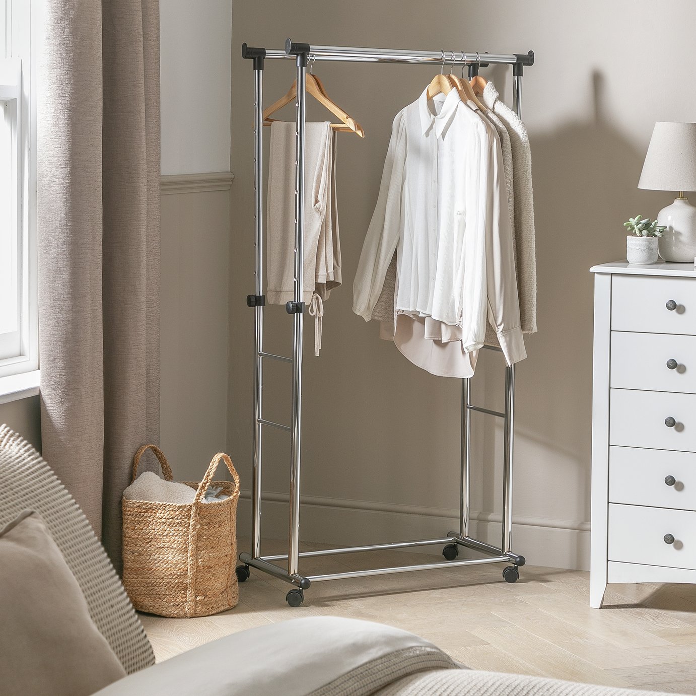 Clothes Rails & Canvas Wardrobes | Argos