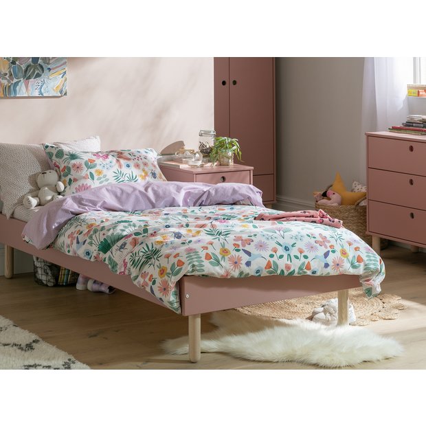 Buy Habitat Eden Single Platform Bed Frame Pink Kids beds Argos