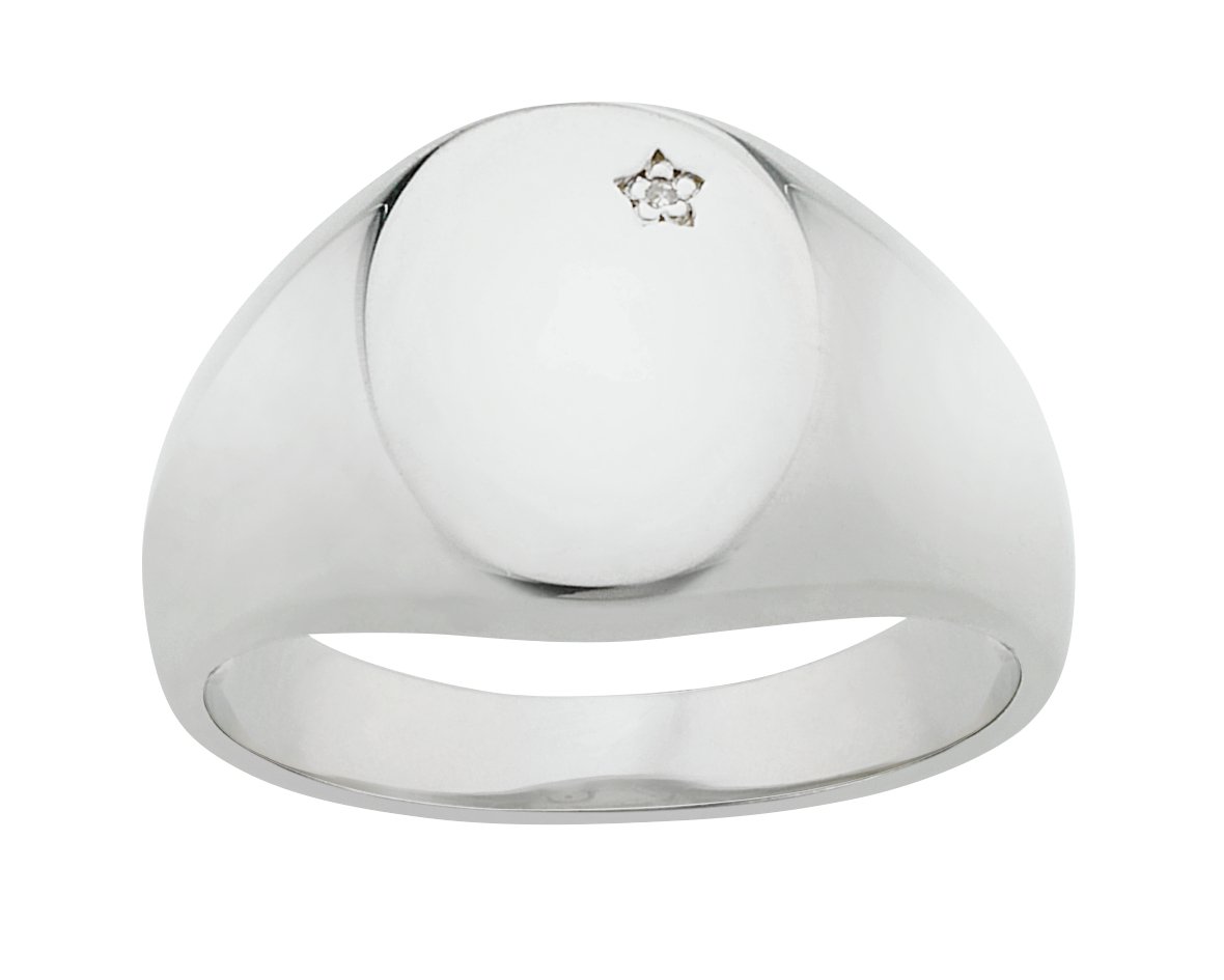 Men's Rings | Black, Silver & Diamond Men's Rings | Argos