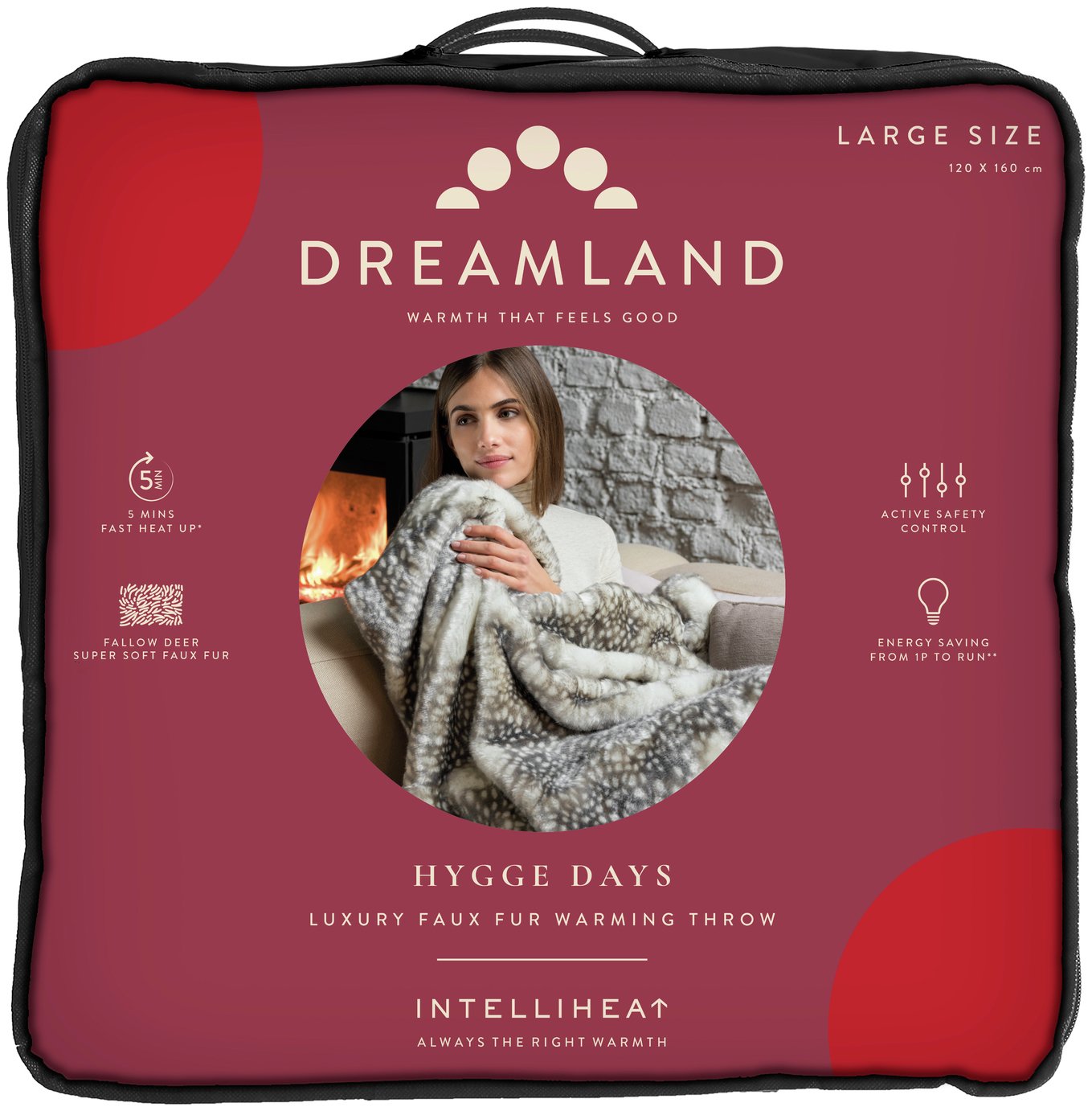 Dreamland Heated throws Electric blankets | Argos