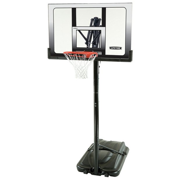 Buy Lifetime Adjustable 52 Inch Portable Basketball Hoop Basketball hoops Argos