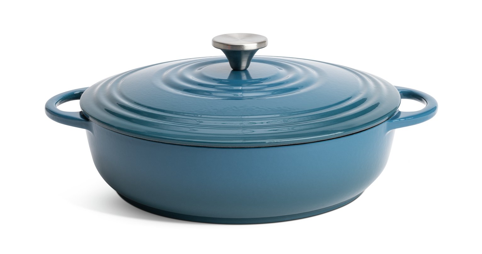 Cast iron enamel coated Oven and casserole dishes | Argos