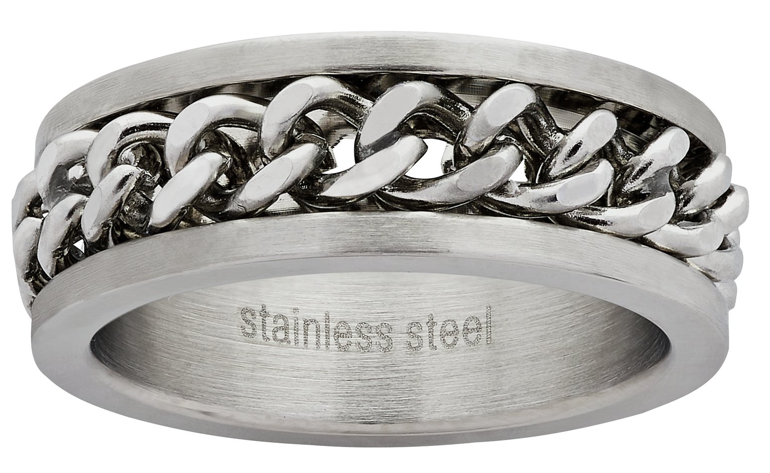 Stainless steel Mens rings | Argos