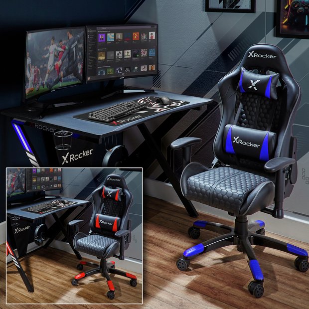 Buy X Rocker Arteon Reversible Junior Gaming Chair Black Gaming chairs Argos