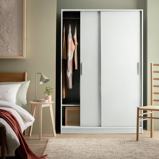 Buy Argos Home Nova 2 Door Sliding Wardrobe White Wardrobes Argos