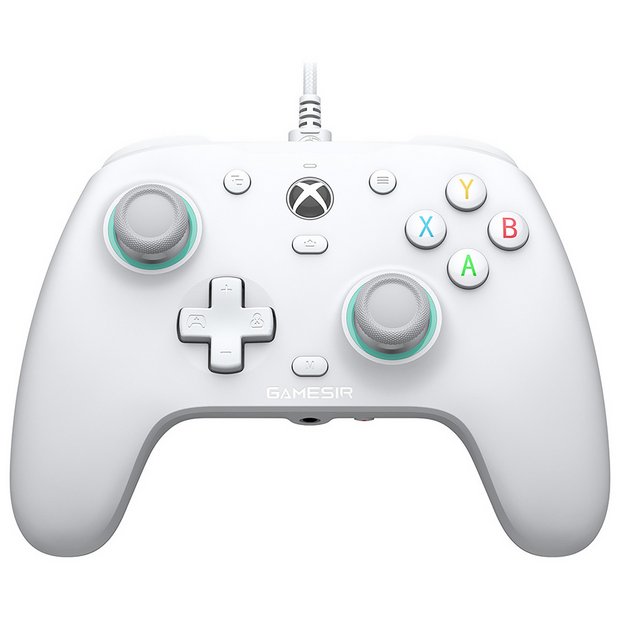 Xbox 360 Controller White Wired FUSION Pro 2 Wired Controller For Xbox