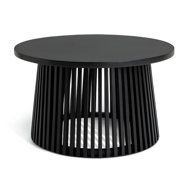 Buy Habitat Jericho Round Coffee Table Black Coffee tables Habitat