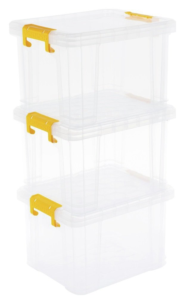Strata Plastic storage boxes and drawers | Argos