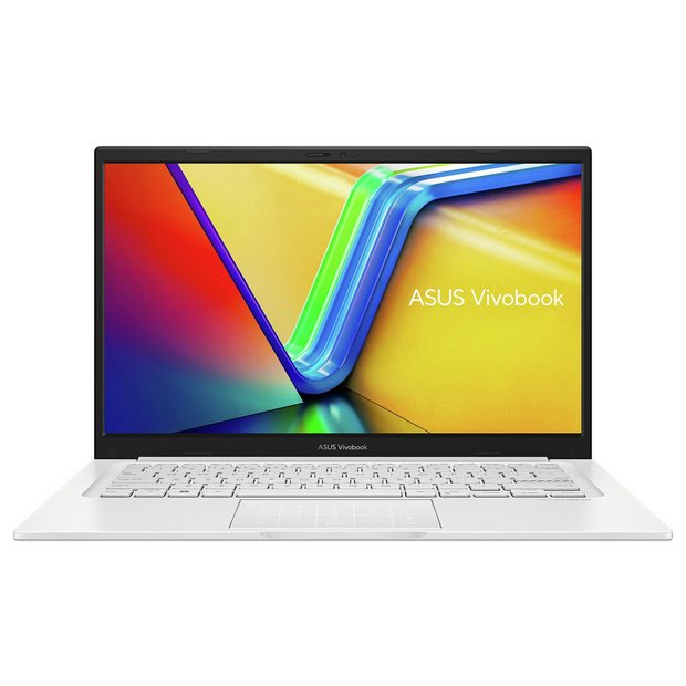 Buy ASUS Vivobook 14 14in i7 16GB 512GB Laptop White Laptops Argos