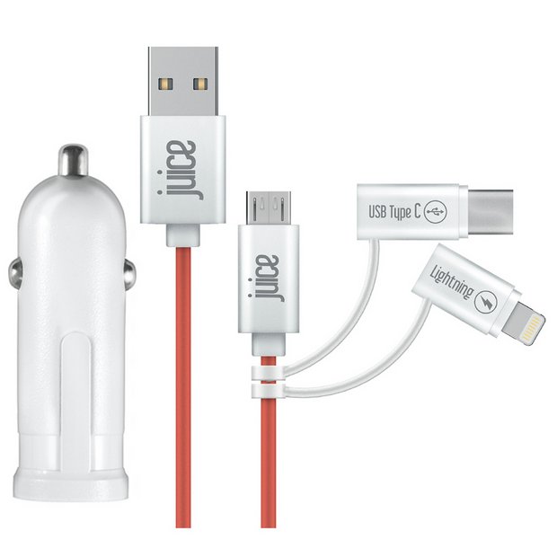 Buy Juice Multi Device USB Car Charger Mobile phone chargers Argos