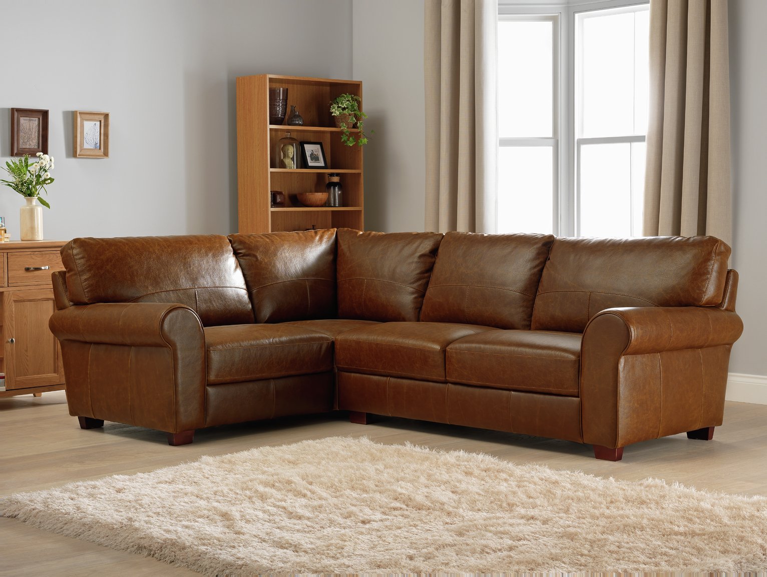 Leather Corner Sofas | Argos