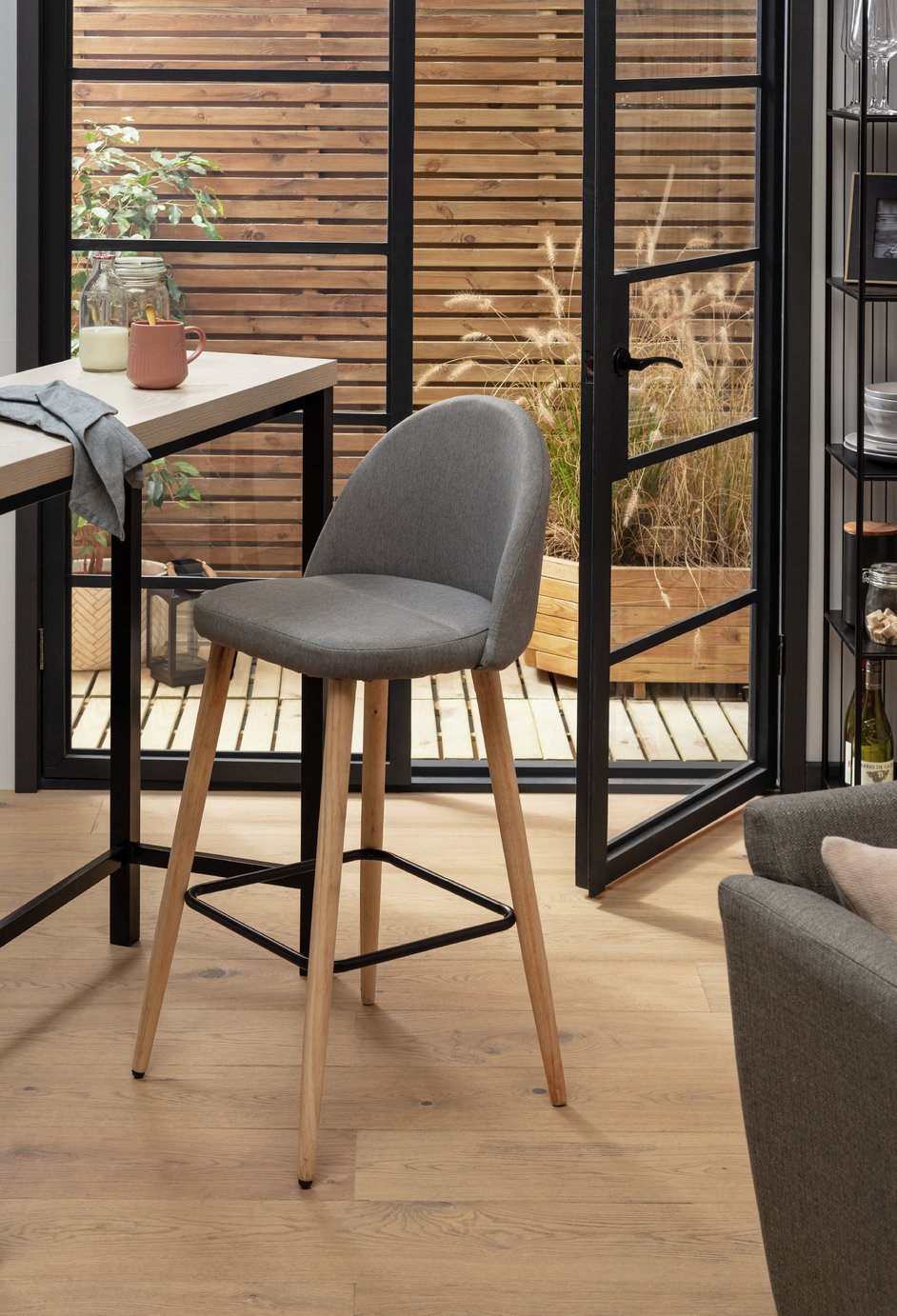 Grey Bar stools | Argos