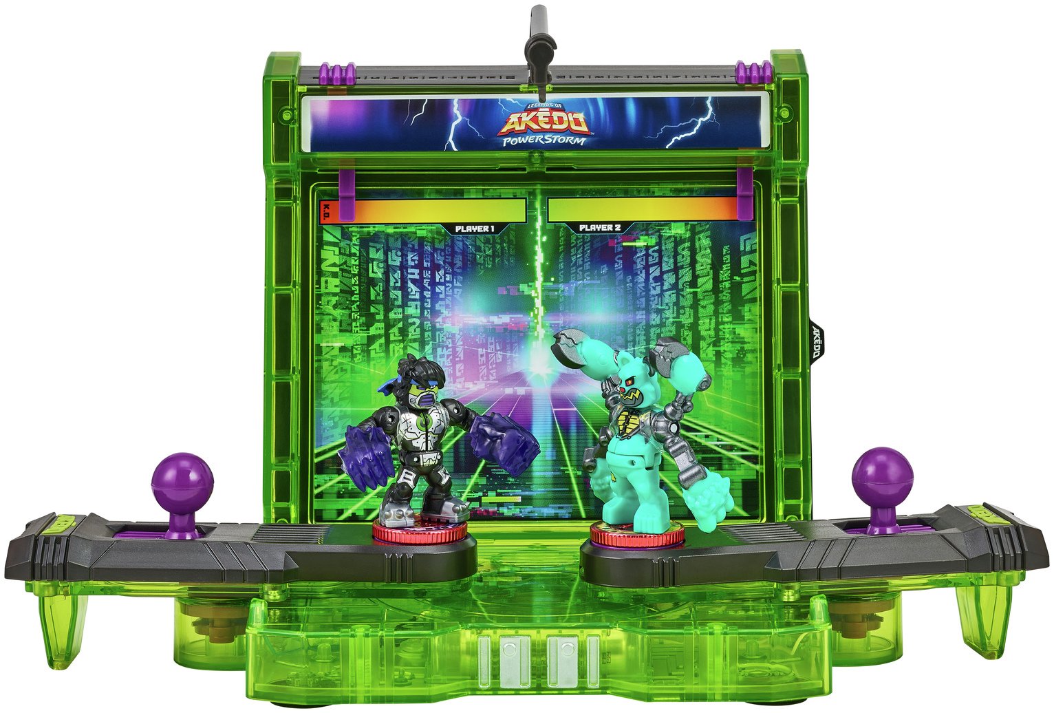 Akedo Ultimate Arcade Warriors Battle Arena Action Figure, 3 Piece 公式ショップ