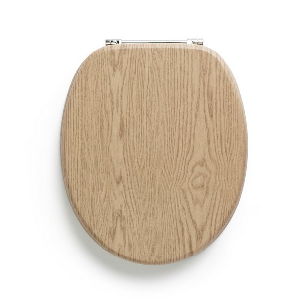 Oak toilet seat store