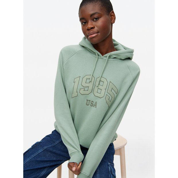 Buy Green 1985 Slogan Embroidered Hoodie L Hoodies and sweatshirts Argos