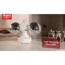 Buy Twin Rotating Double Disco Ball Lamp | Novelty lights | Argos